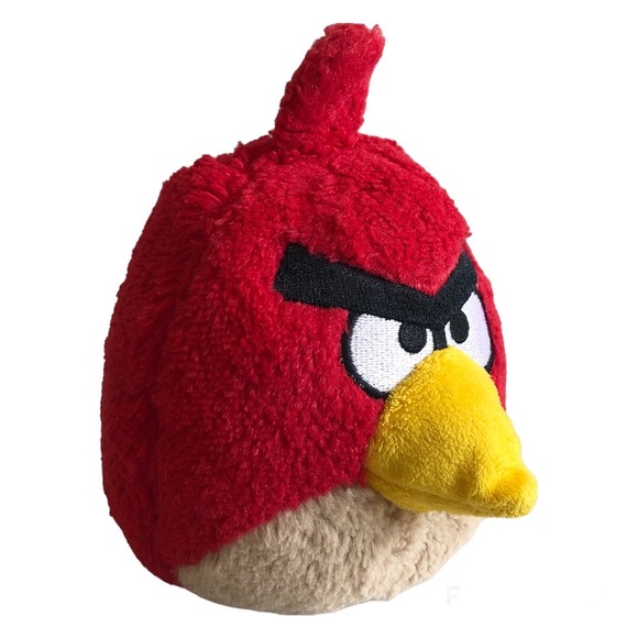 angry birds | Toys | Angry Birds Red Plush Stuffed Animal 6 | Poshmark